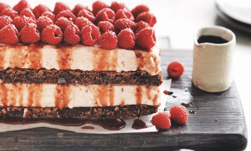 raspberry brownie stack recipe | SA Garden and Home