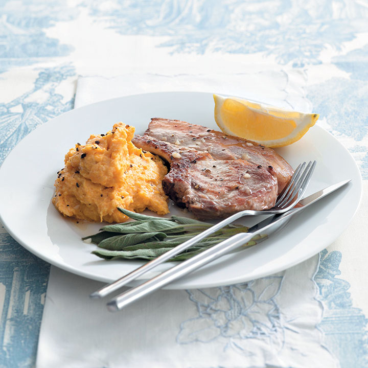 Pork chops with sage and butternut mash | SA Garden and Home