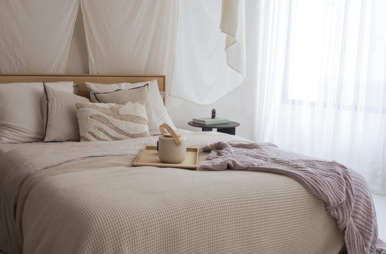 Warm colour palettes for a calmer winter bedroom | SA Garden and Home